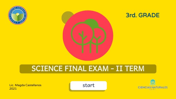 3rd. Grade FINAL EXAM