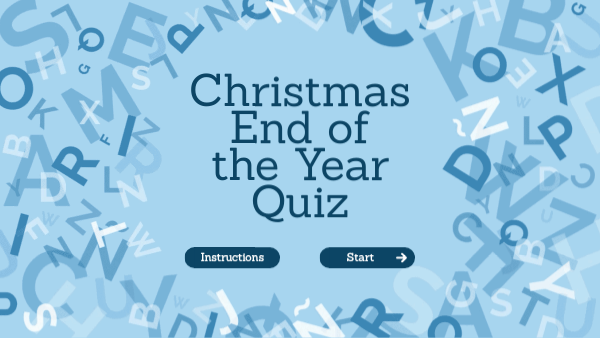 Spanish End of the Year Quiz 2020 | Genially
