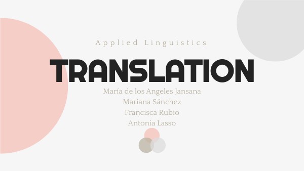 translation | Genially