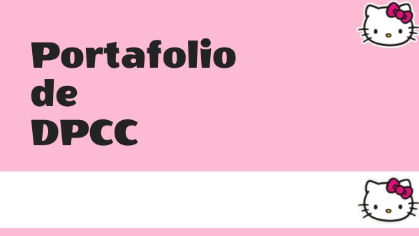 Portafolio de DPCC | Genially