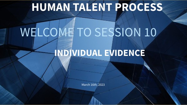 SESSION 10 (CASE EVIDENCE) | Genially