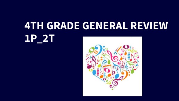 4TH GRADE GENERAL REVISION | Genially