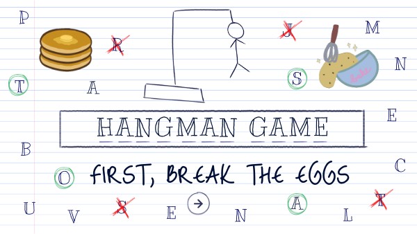 HANGMAN GAME - FOOD | Genially
