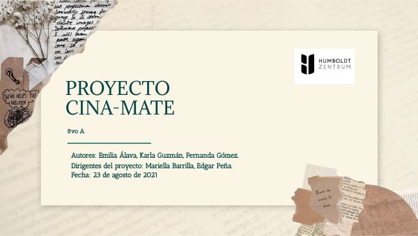 proyecto mate cina | Genially