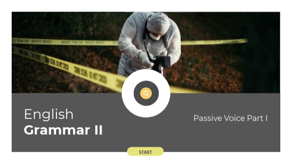 Passive voice part I