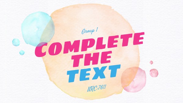 G1 NRC 7611 Pre-task and task | Genially