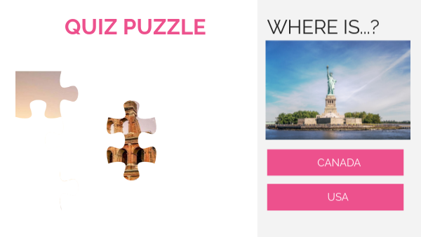 QUIZ PUZZLE ON LANDMARKS | Genially