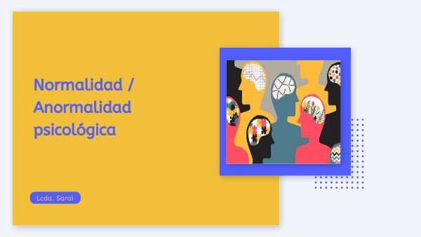 Anormalidad psicológica