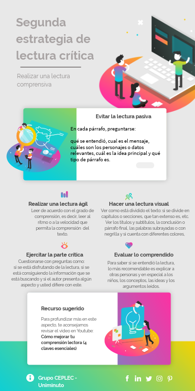 Tercera estrategia, lectura crítica | Genially