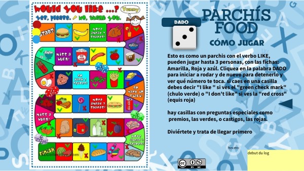 Parchís de verbos | Genially