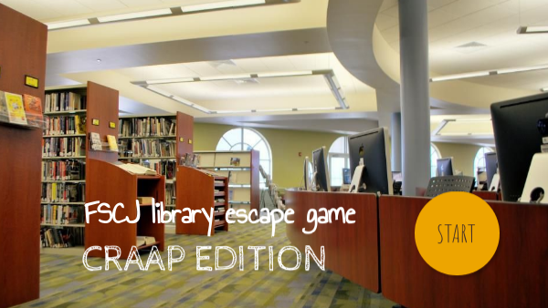Library Escape Game: CRAAP Edition copy | Genially