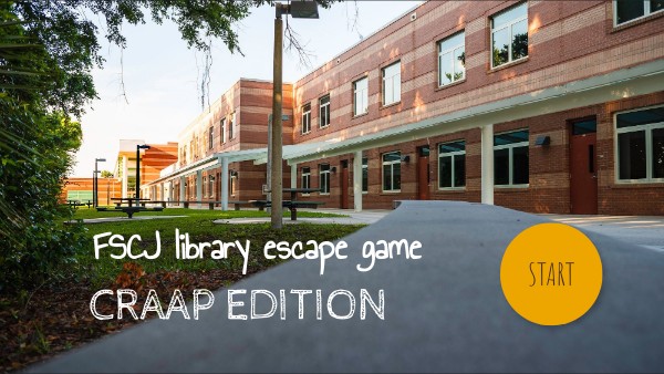 SLS Library Escape Game: CRAAP Edition copy | Genially