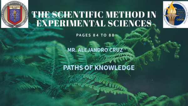 SCIENTIFIC METHOD PART 1
