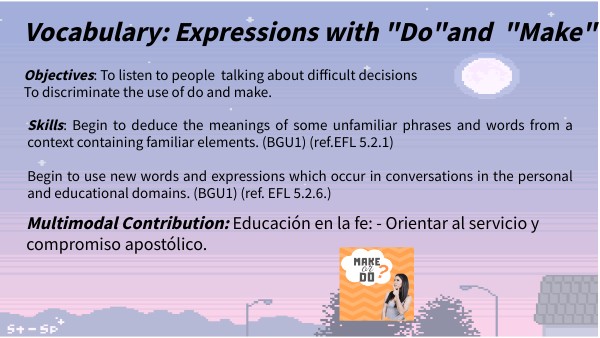 DO VS MAKE | Genially