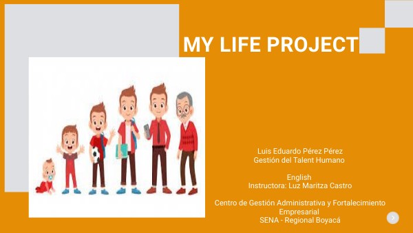 MY LIFE PROJECT | Genially