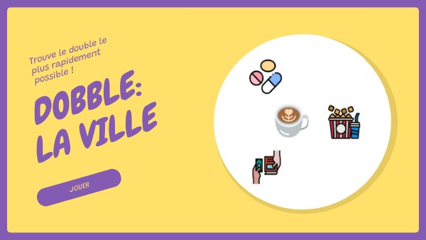 Dobble la ville | Genially