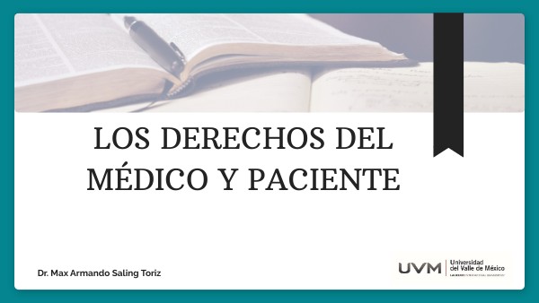 Clase Derechos del paciente | Genially