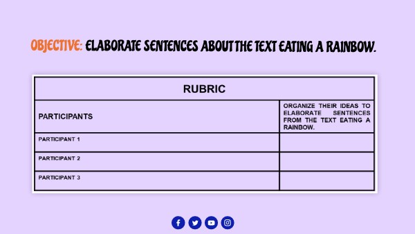 EATING A RAINBOW - ACTIVITY BOOK | Genially