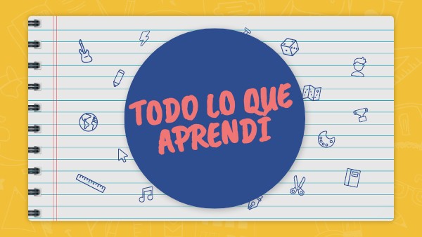Todo lo que aprendí | Genially