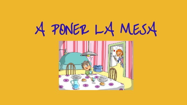 A poner la mesa | Genially