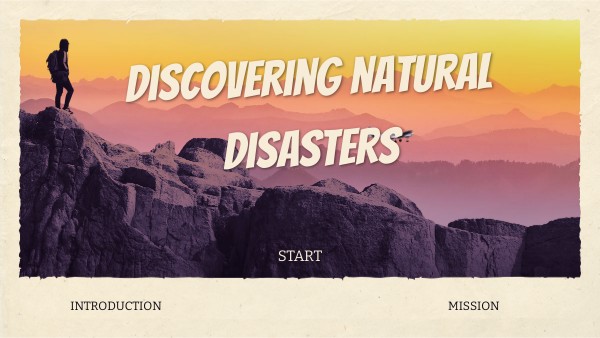 natural disasters adventure