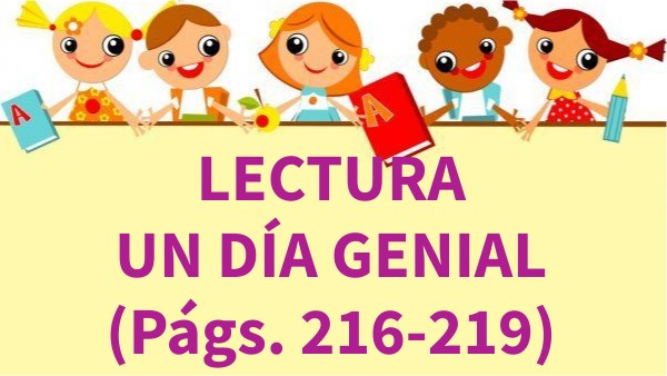 LECTURA UN DÍA GENIAL