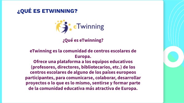 Introducción a eTwinning