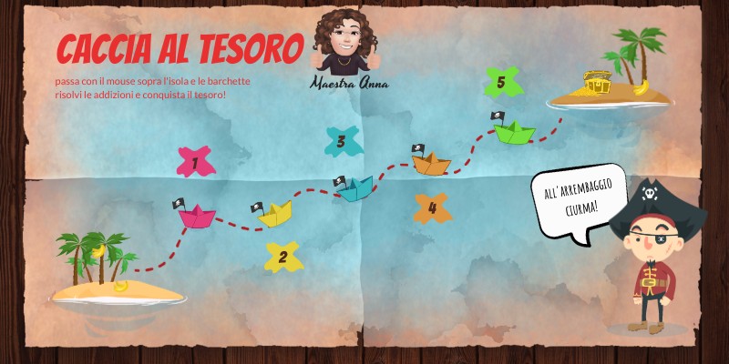 1^ Matematica: caccia al tesoro