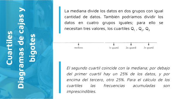 Cuartiles. Diagramas de cajas y bigotes | Genially
