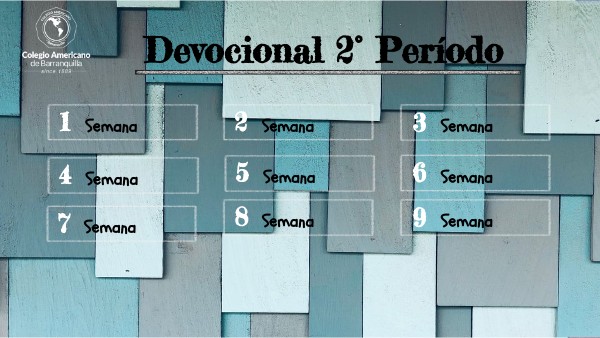 Devocional 2° Período | Genially