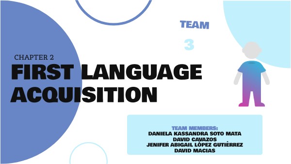 first language acquisition | Genially