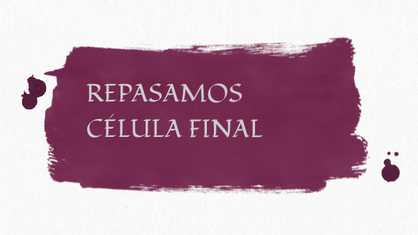 repaso final celula | Genially