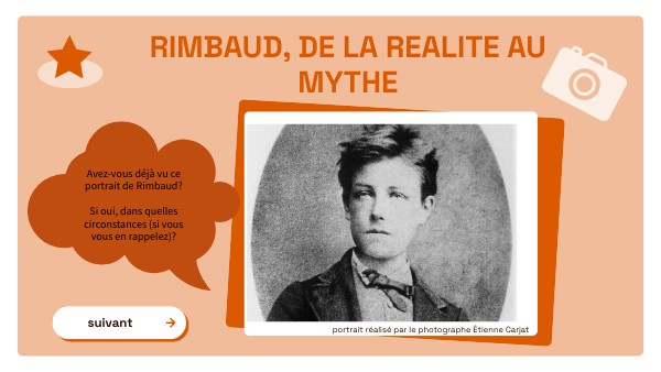 Rimbaud, de la réalité au mythe | Genially