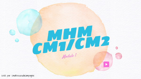 MHM module 1 CM1 CM2 2020 | Genially
