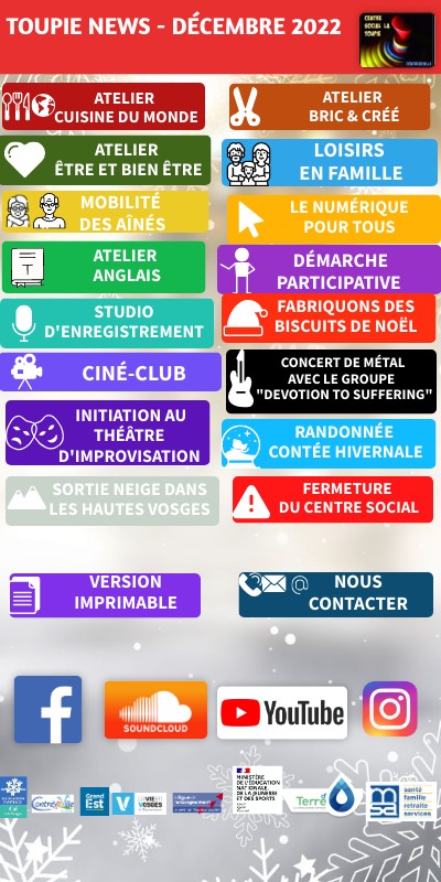TOUPIE NEWS - DECEMBRE 2022 | Genially