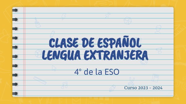 VUELTA A CLASES