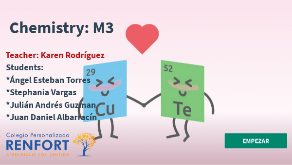 Digital notebook M3 chemistry