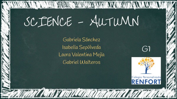 G1 - science - autumn