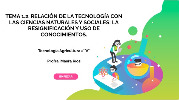 1.2. RELACIÓN DE LA TECNOLOGÍA CON LAS CIENCIAS NATURALES Y SOCIALE ...