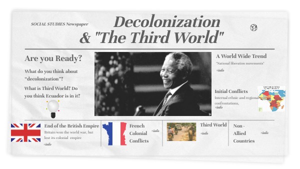 Decolonization and "Third World" | Genially