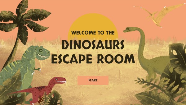DINOSAURS ESCAPE ROOM | Genially