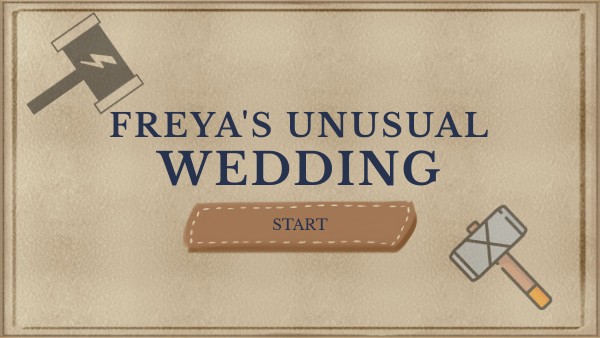 Freya´s unusual wedding