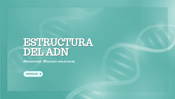 Estructura del ADN | Genially