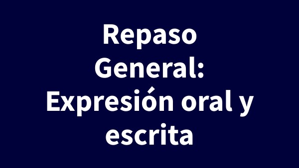 Repaso EOYE | Genially