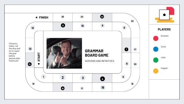 GRAMMAR BOARD GAME | Genially