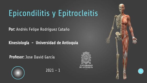 Epicondilitis y Epitrocleitis | Genially
