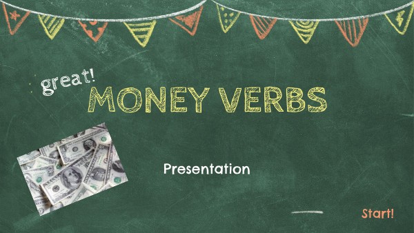 MONEY VERBS