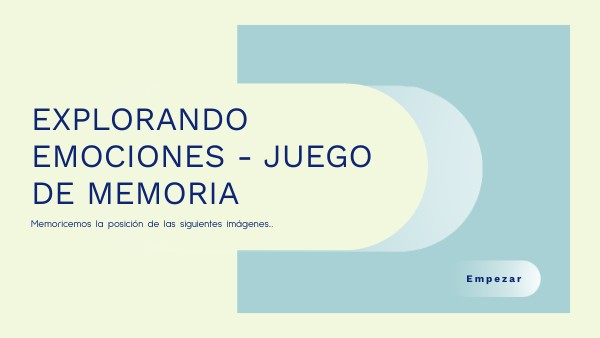 Juego de Memoria - Las Emociones | Genially