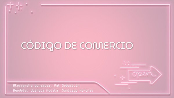 Código de comercio | Genially