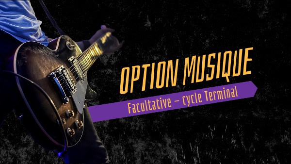 DUBY Option musique facultative 2024 | Genially